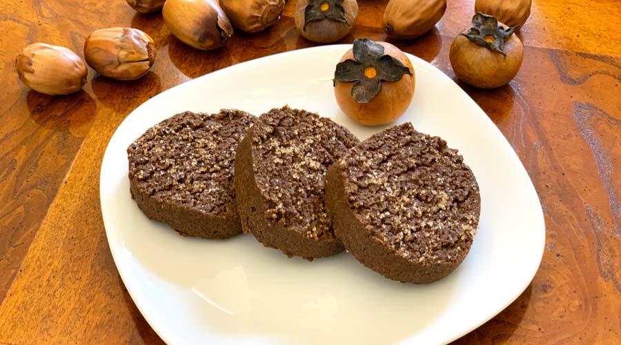 Recipe: Acorn flour & American persimmon cookies (gluten free) - Tyrant ...